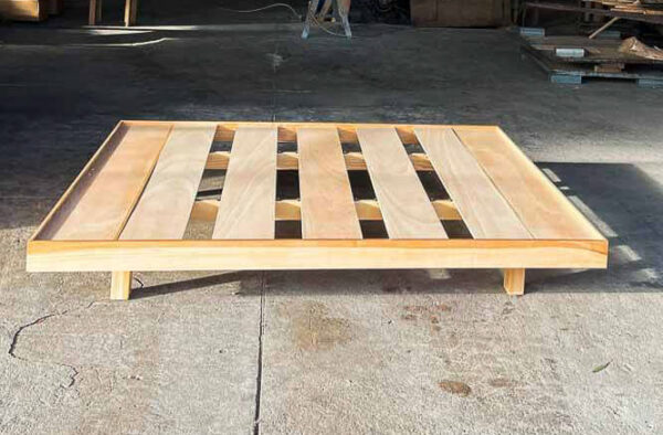 Wooden Bed - Minimalist Design and Robust Structure